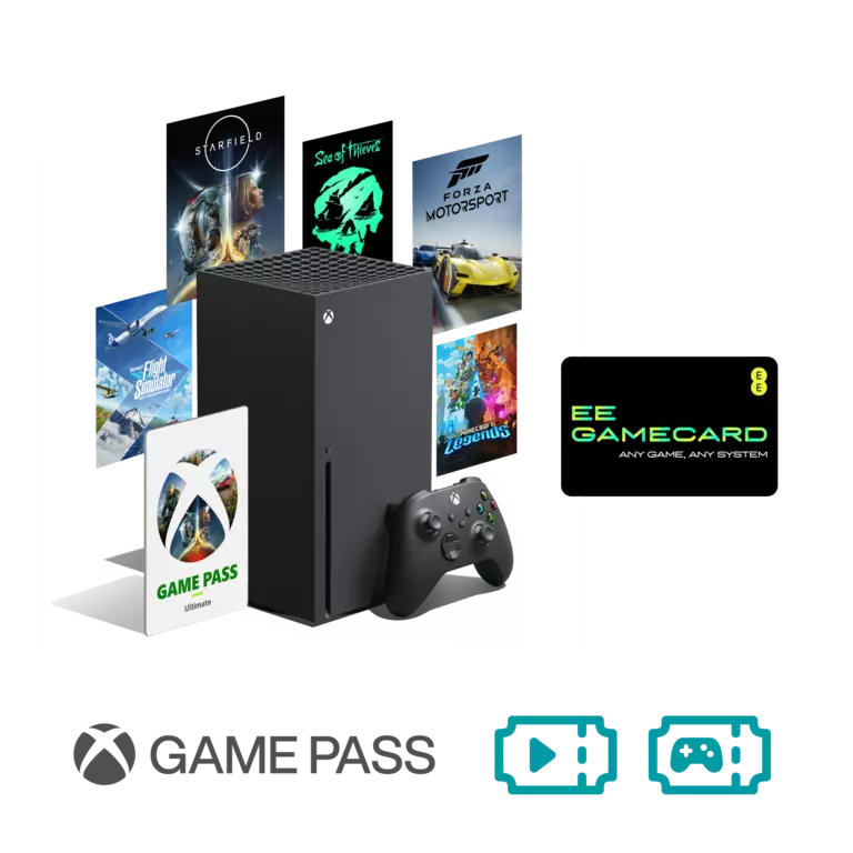 Xbox Series X Console 24 month bundle with £70 EE GameCard and more ...